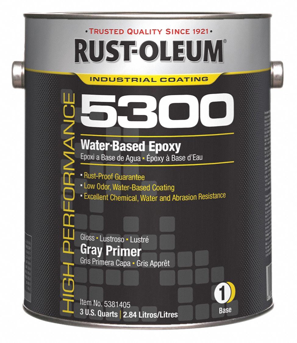 RUST-OLEUM, High Performance 5300, Solvent, Primer - 6A412|5381405 ...