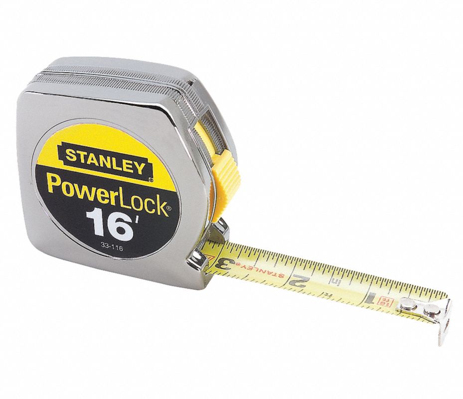 STANLEY Cinta Métrica 16 pies Deslizable Gancho con 3 Remaches, True ...