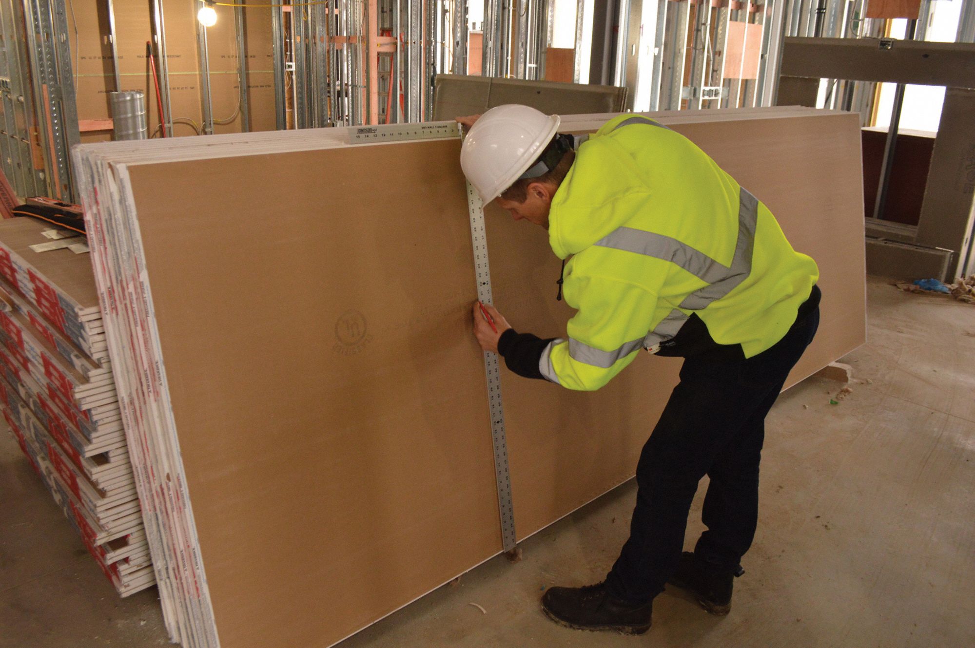 JOHNSON Drywall T Square, 47 7/8 In, Alum - 6A514|JTS481 - Grainger