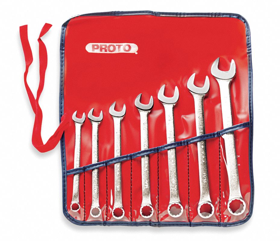 PROTO Juego de Llaves Combinadas 7 herramientas Acero Aleado 6" a 11" - Juegos de Llaves ...