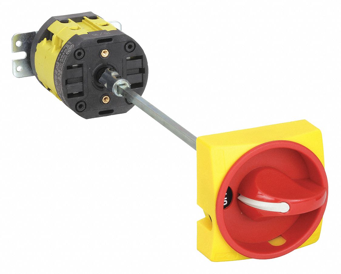 Panel Mount Disconnect Switch, Amps AC 32, Number of Poles 3 - Grainger