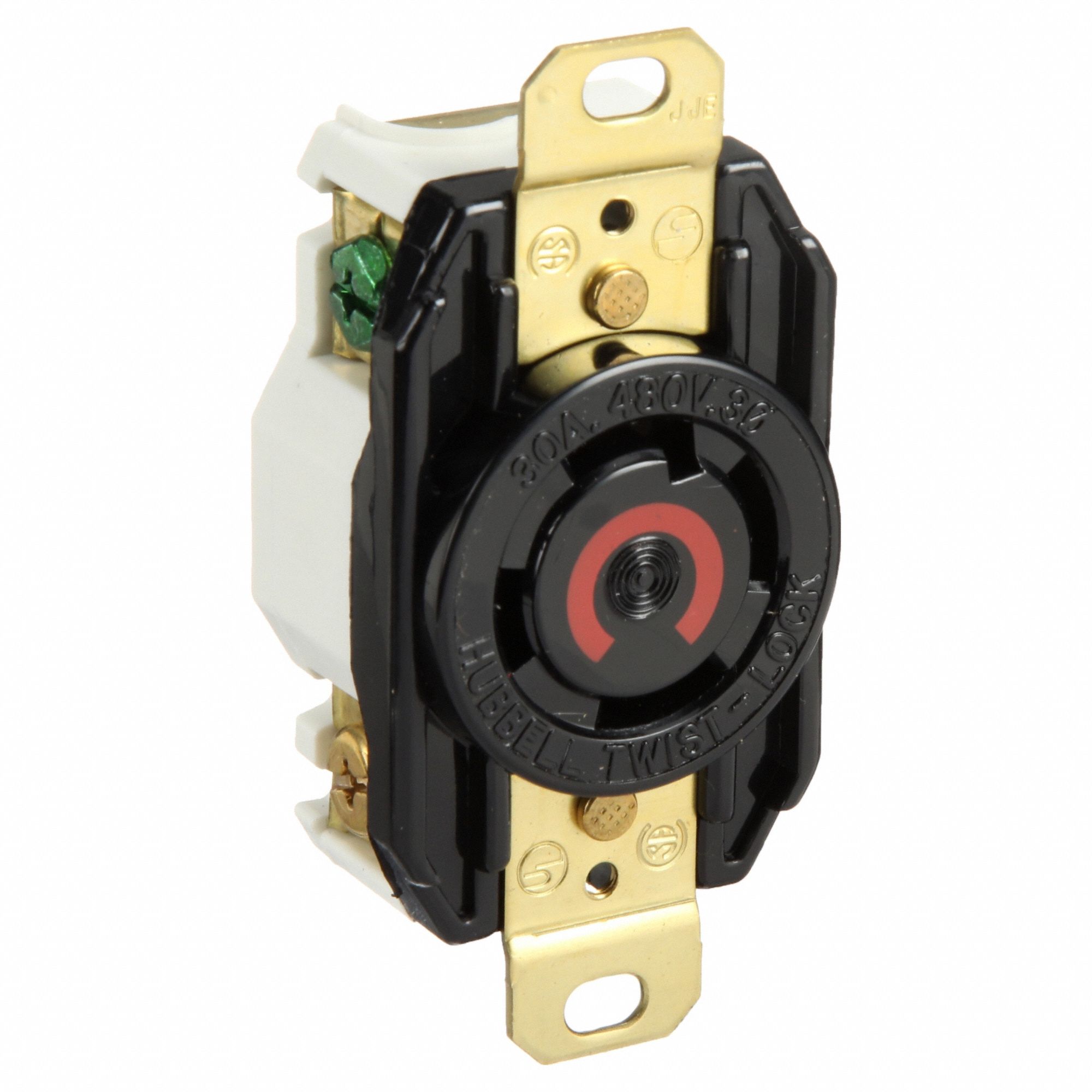 L16-30R, 30 A, Locking Receptacle - 6A658|HBL2730 - Grainger