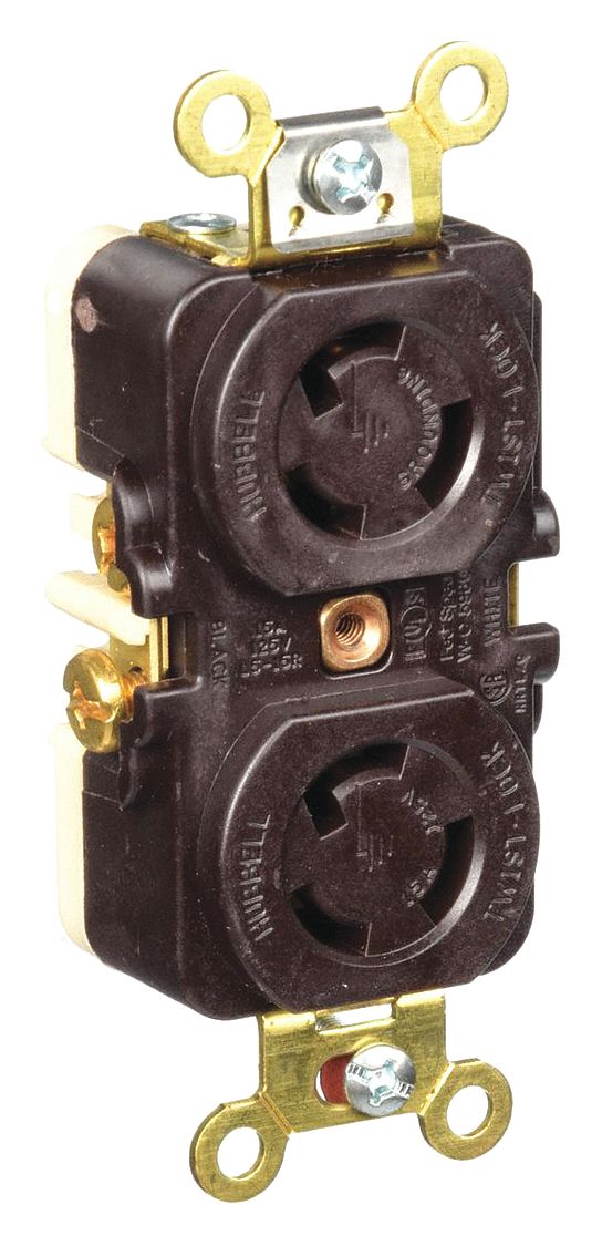 L5-15R, 15 A, Duplex Locking Receptacle - 6A664|HBL4700 - Grainger
