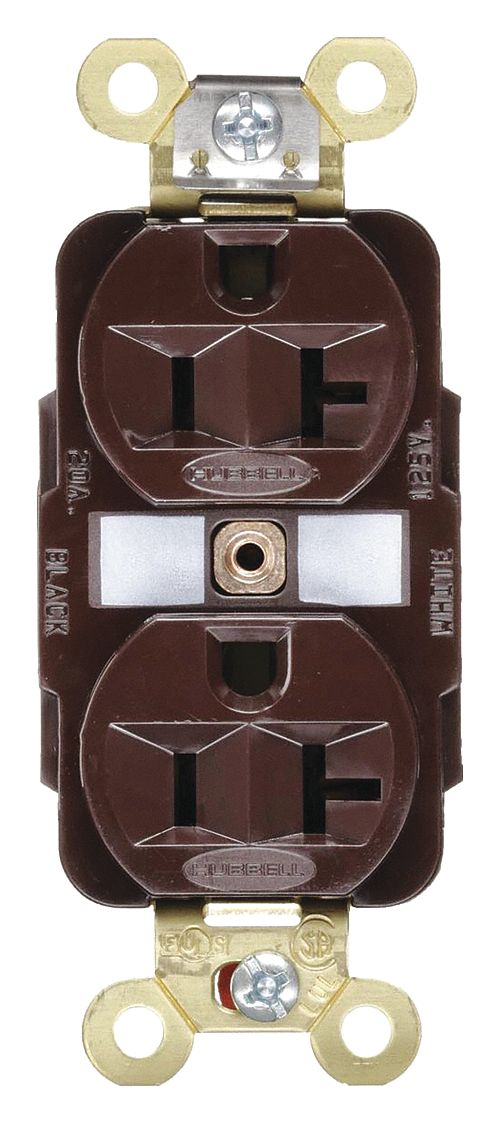 Duplex, 5-20R, Receptacle - 6A668|HBL5362 - Grainger