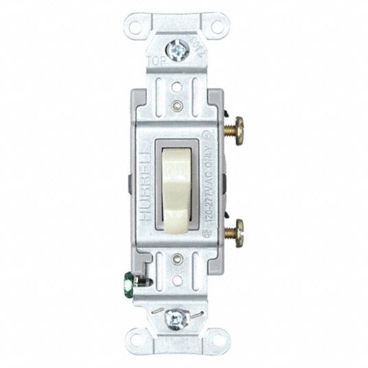 Toggle Switch, Single Pole, Wall Switch - 6A672|CS115I - Grainger