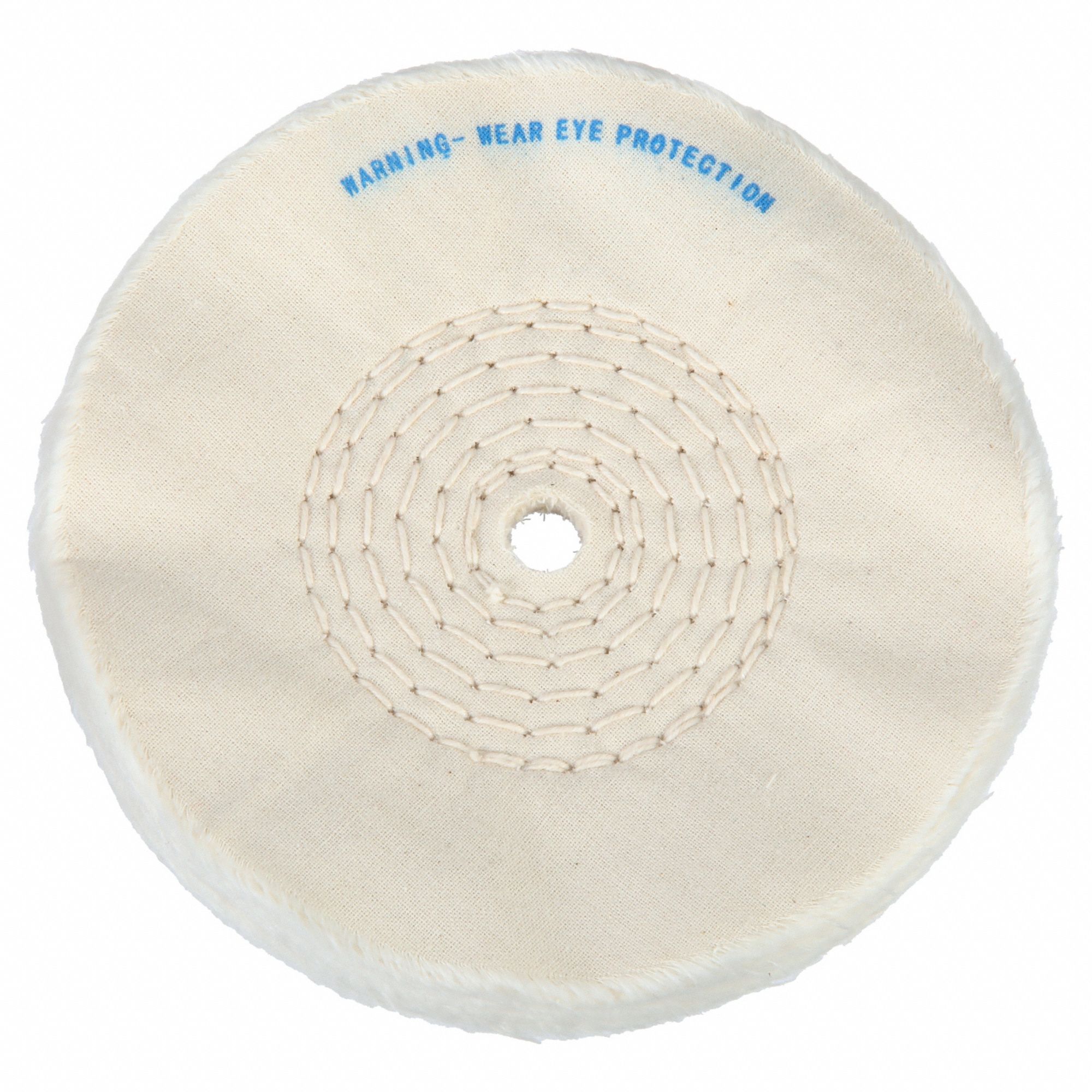 Cotton, Center Sewn, Buffing Wheel - 6A825|6A825 - Grainger