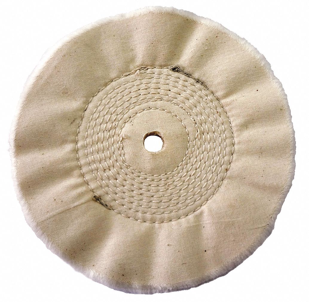 Buffing Wheel,Loose Sewn,8 In Dia. - Grainger