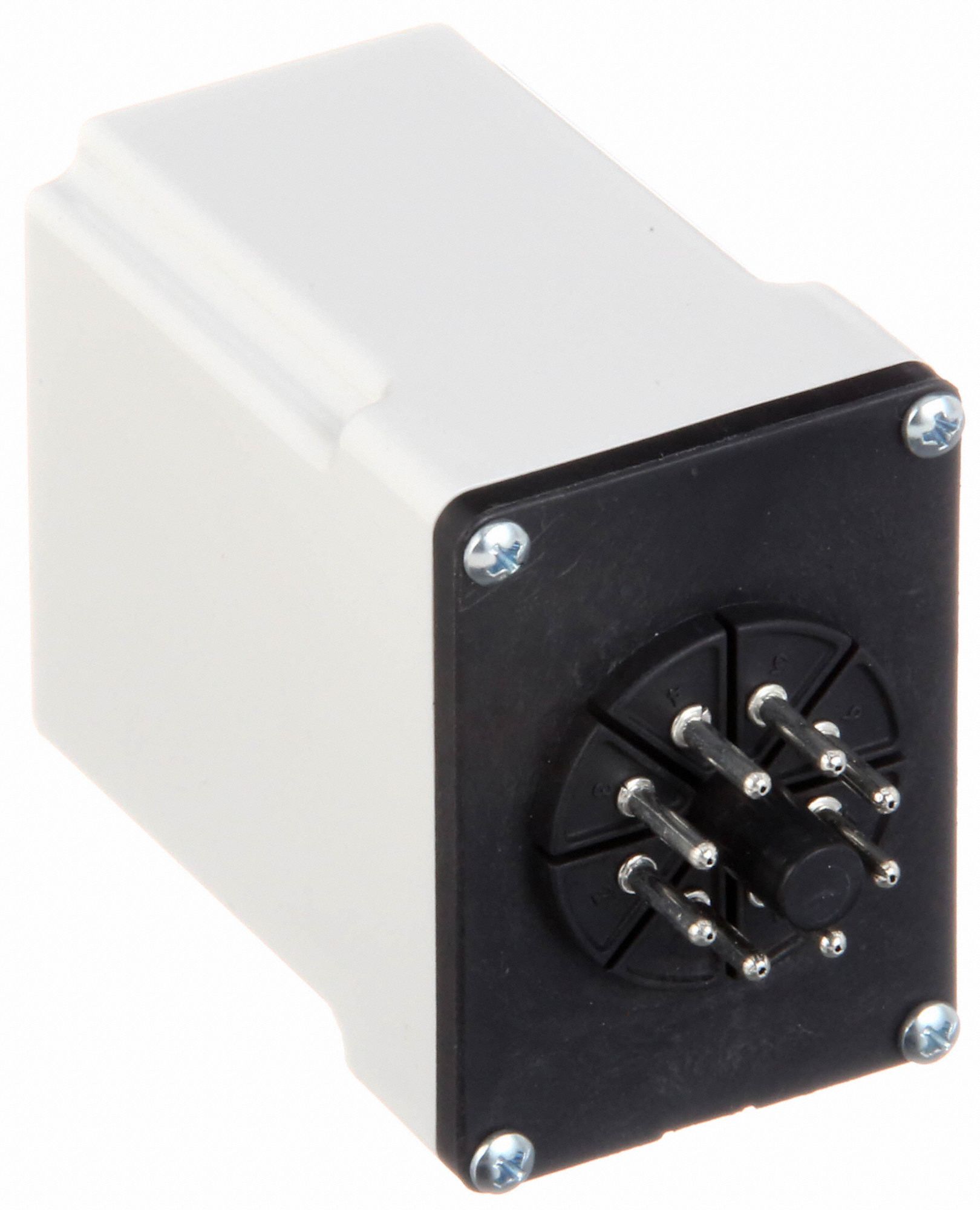 DAYTON Single Function Time Delay Relay: 8 Pins - Relay, Push Button ...