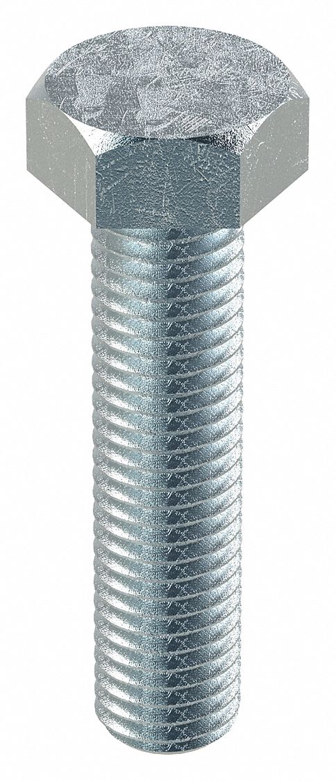 M14-2.00, Hex Head Cap Screw, 60mm Fastener Length, Class 10.9 Steel ...