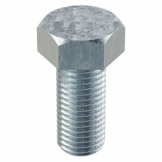 M20-2.50, Hex Head Cap Screw, 45mm Fastener Length, Class 10.9 Steel ...