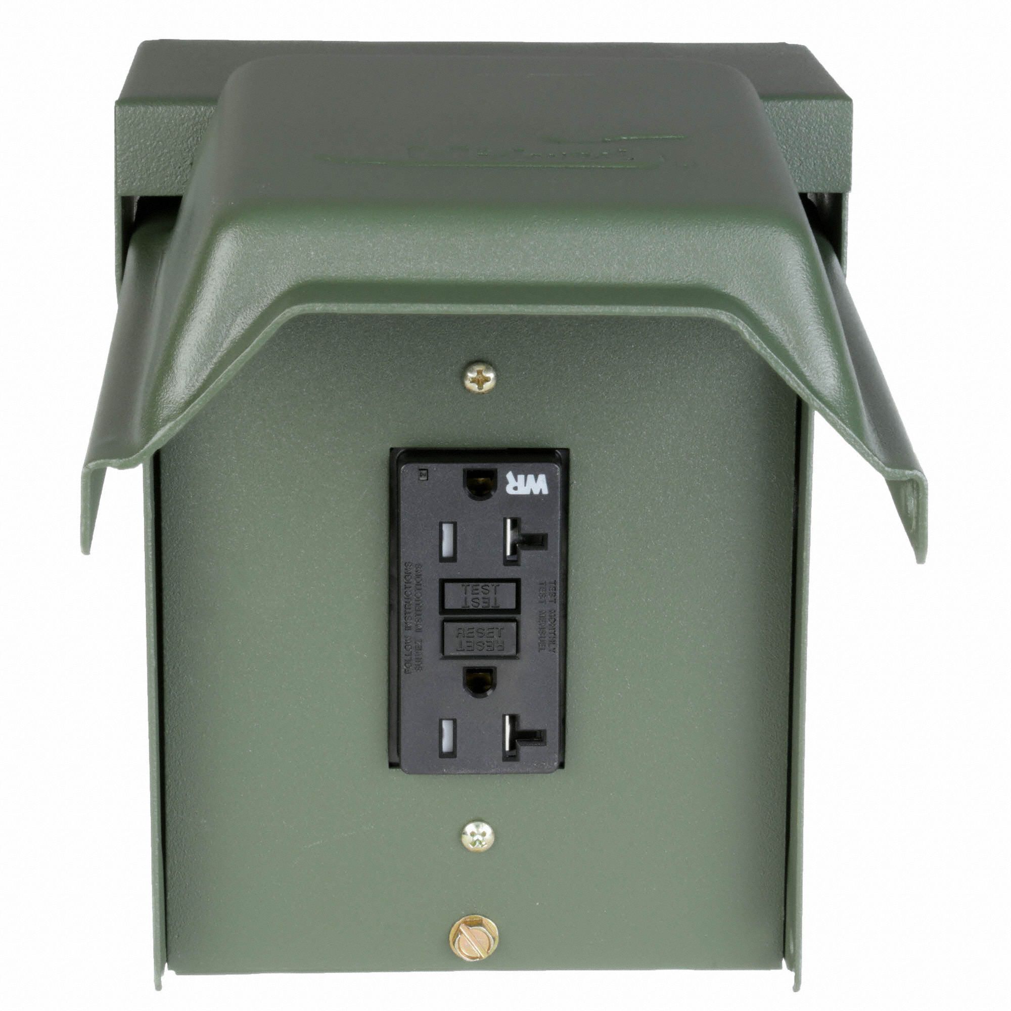 GE, 20 A, 120V AC, Unmetered Surface Power Outlet - 6ADF8|U010010GRP ...