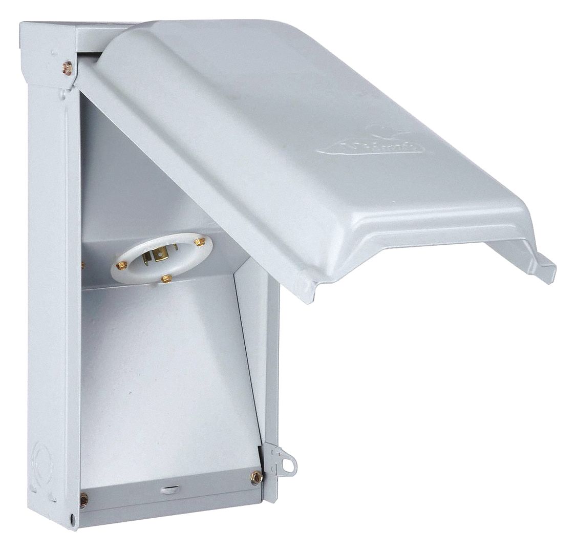 GE, 30 A, 120/240V AC, Power Inlet - 6ADG8|U030N - Grainger