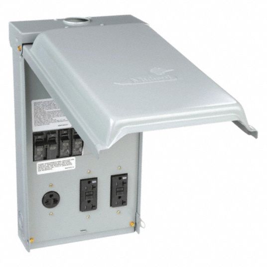 GE, 100 A, 120/240V AC, Unmetered Surface Power Outlet - 6ADG9|U038C010 ...