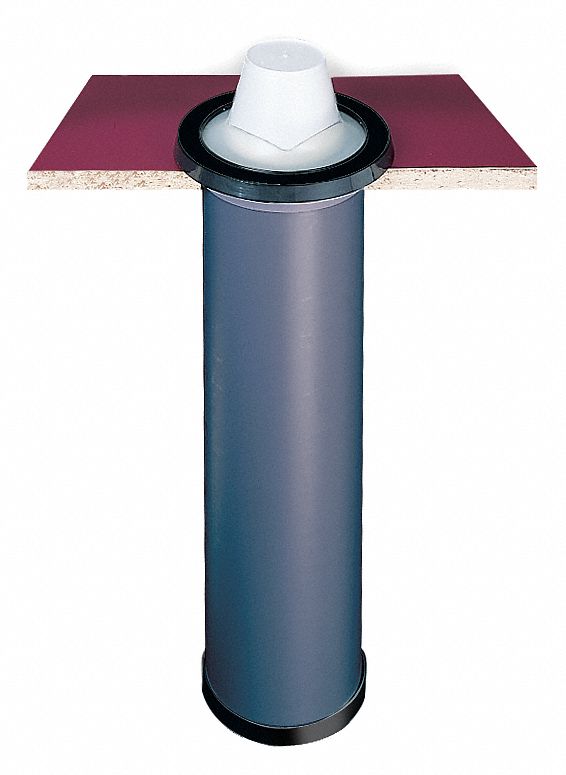 In-Counter-Mount Cup Dispenser, Holds 32 to 64 oz Cups/Bowls - Grainger