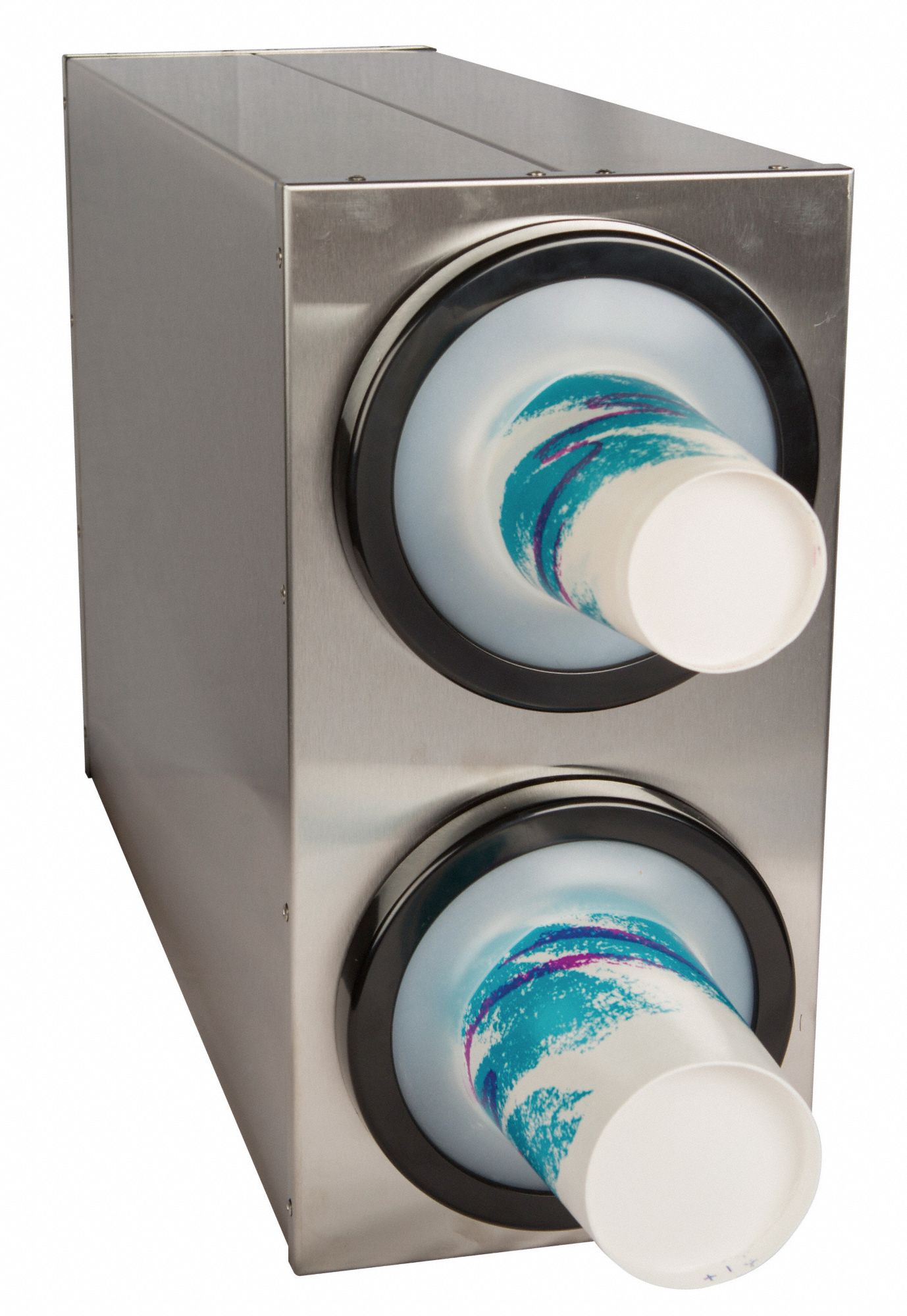 SAN JAMAR Countertop-Mount Cup Dispenser, Holds 8 to 46 oz Cups - 6ADL0 ...