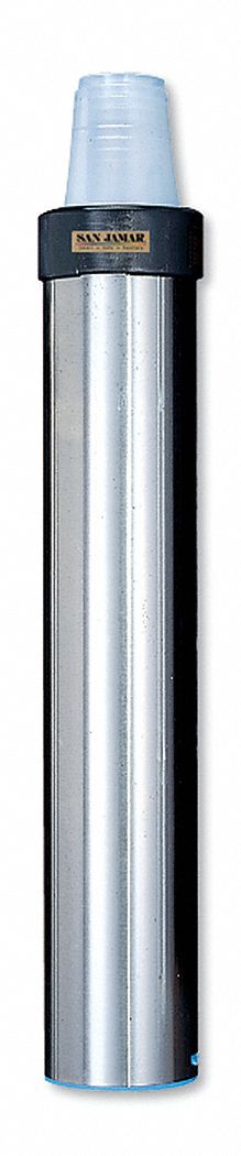 In-Counter, Wall-Mount Cup Dispenser, Holds 12 to 24 oz Cups - Grainger