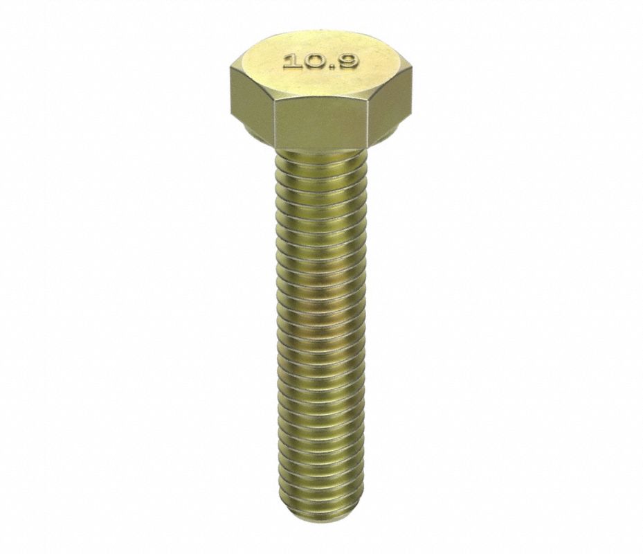 APPROVED VENDOR Tornillo de Cabeza de Dado Hexagonal M6-1.00 Clase 10.9 Longitud de 30mm ...