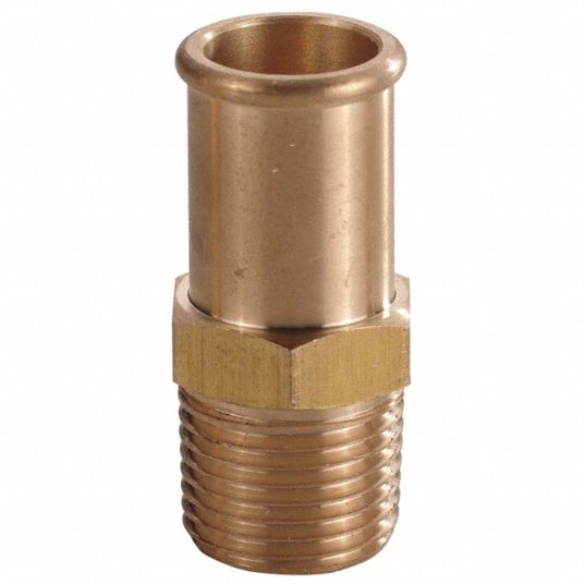 SPEEDAIRE Beaded Hose Fitting: For 5/8 in Hose I.D., 5/8 in x 3/8 in ...