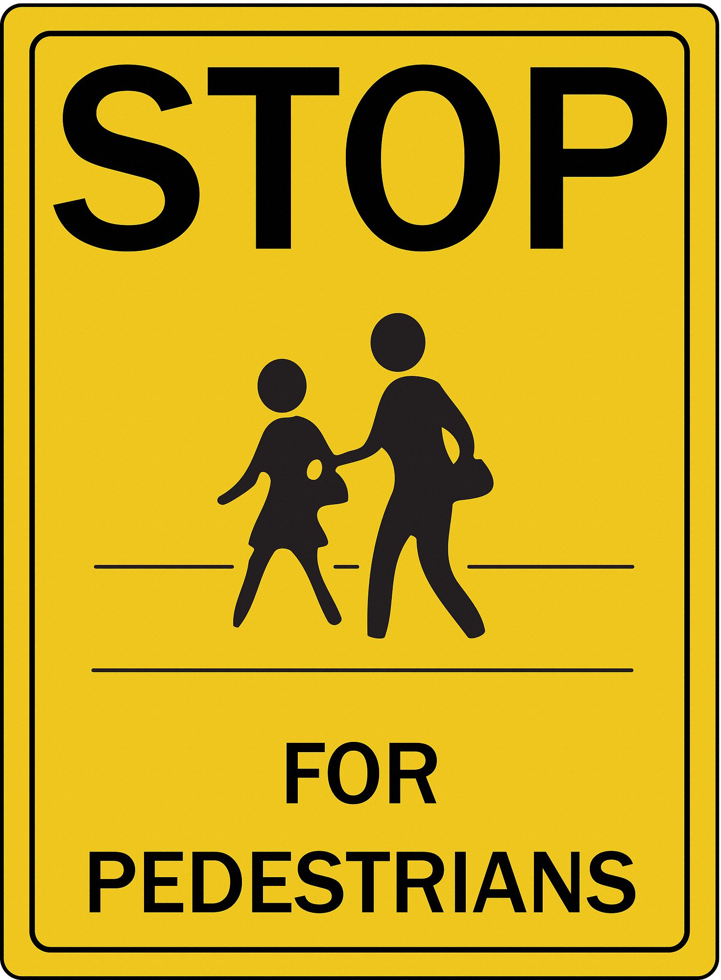 18 in x 24 in Nominal Sign Size, Aluminum, Traffic Sign - 6AHR5|2445 ...