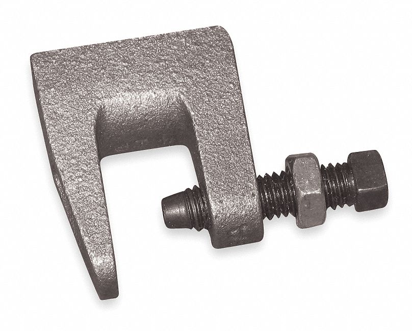 Reversible Beam Clamp, Electro-Galvanized Malleable Iron - Grainger