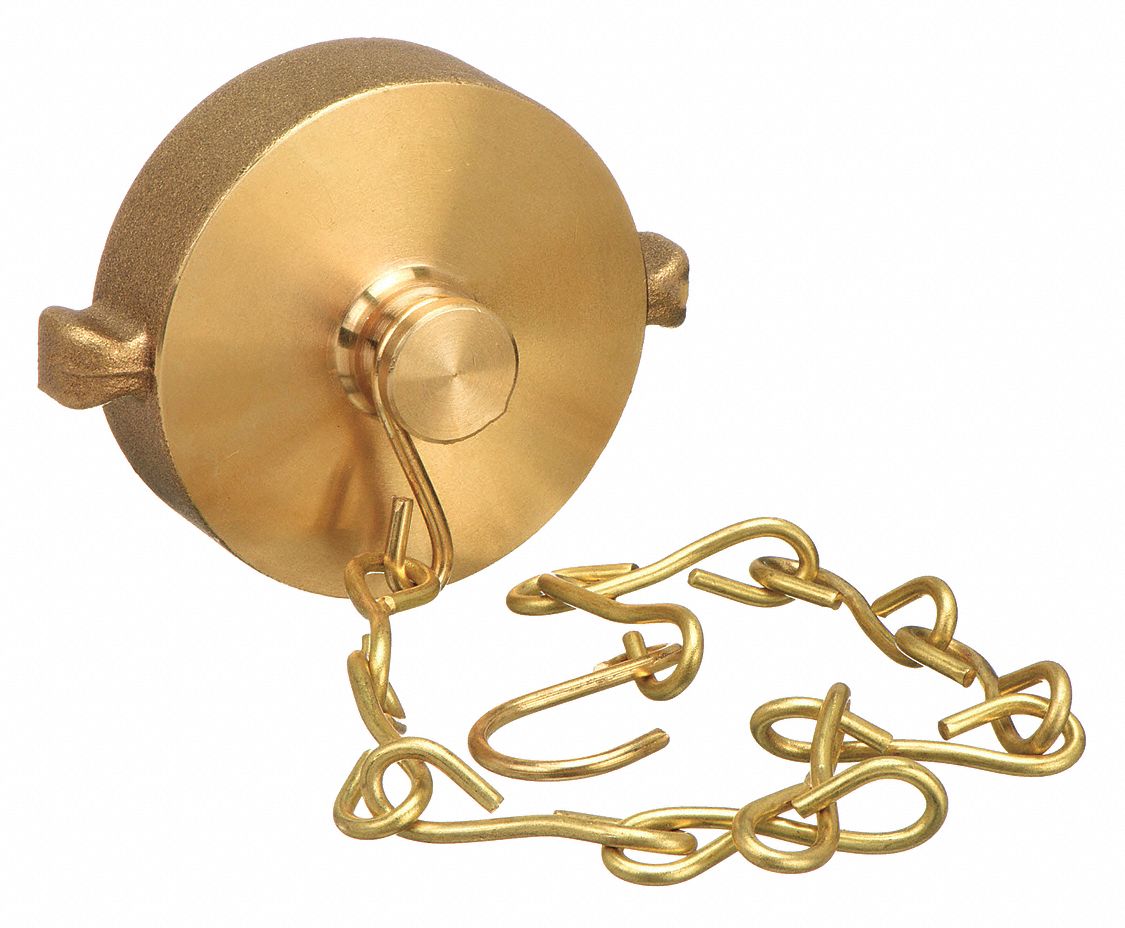 Cap, Brass, Hydrant Cap - 6AKE0|6AKE0 - Grainger