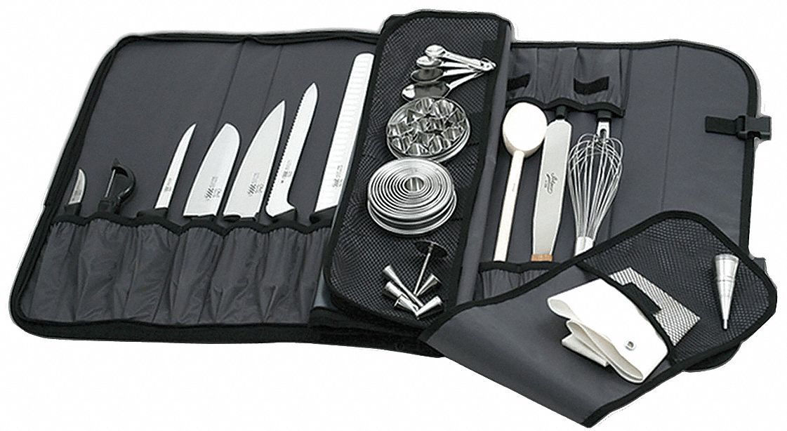 MERCER CUTLERY, 17 pcs, 21 in Overall Lg, Knife Case - 6AKV4|M30217M ...