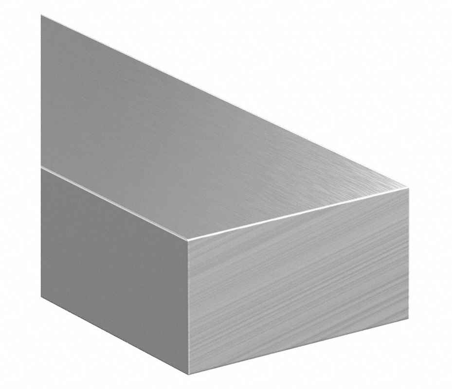 APPROVED VENDOR Barra Rectangular,Aluminio,96" L - 6ALW5 | 63F.25X2-96 ...