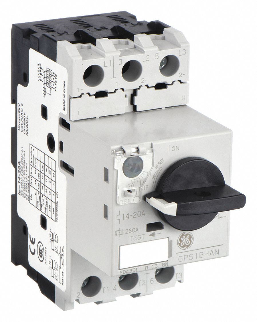 ABB Arrancador para Motor Manual,14 a 20A - 6AMF1 | MS132-20 - Grainger ...