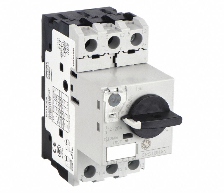 ABB Arrancador para Motor Manual,14 a 20A - 6AMF1 | MS132-20 - Grainger ...