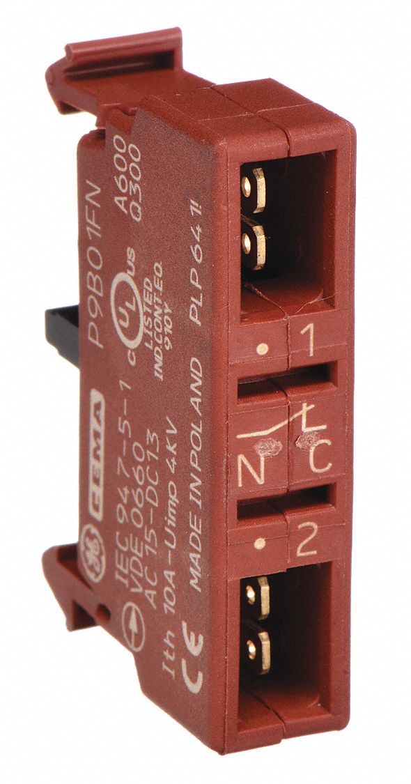GE CONTACT BLOCK,1NC,22MM - 3251 - GUS6AMJ0 | P9B01FN - Grainger, Canada