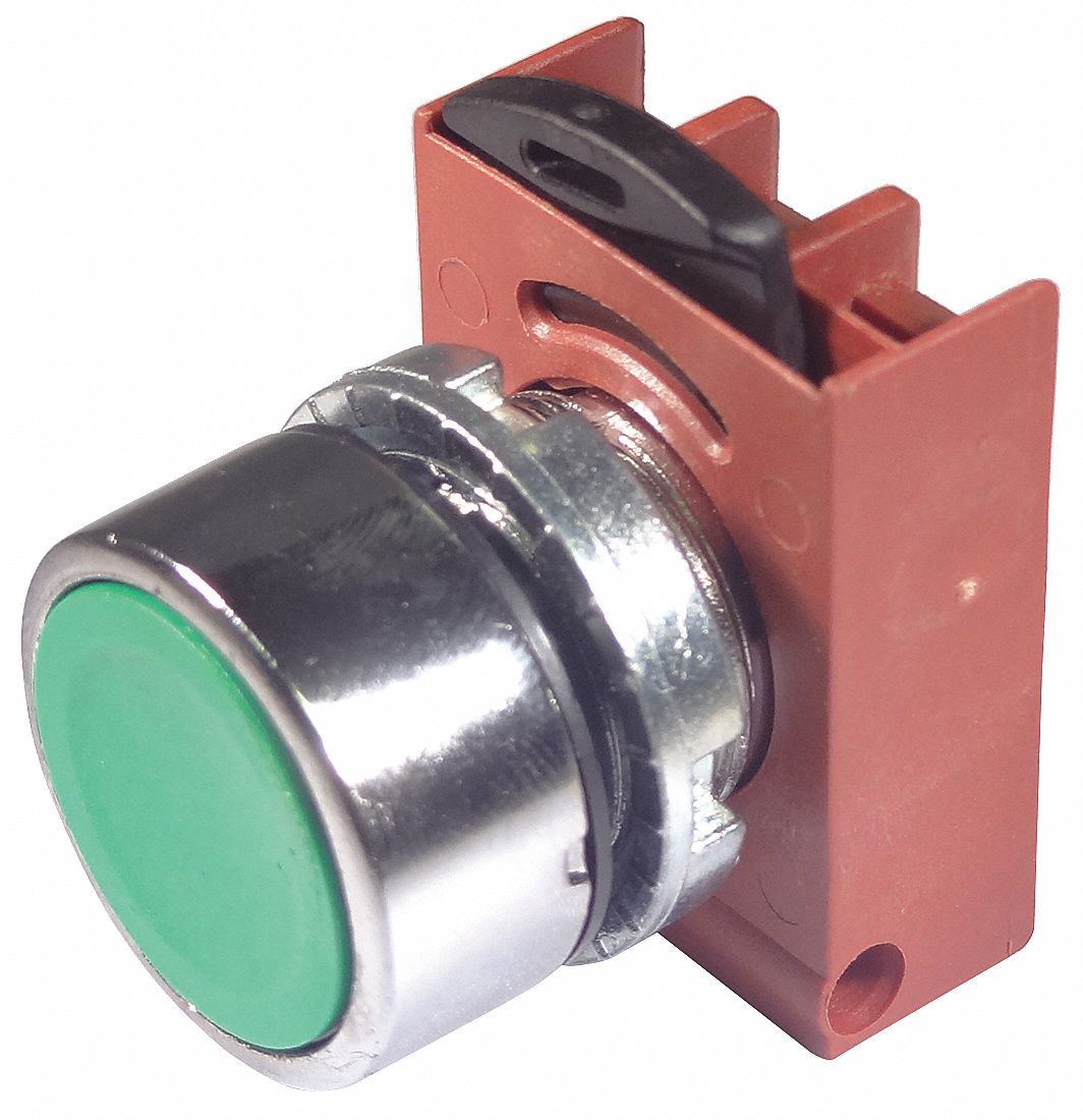GE Abb P9M-PNVG Ge Push Button Operator: 22 mm Size, Momentary Push, Green, 3R/3S/13/12/1/4X/4/3 ...