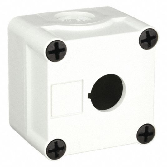 ABB, 22mm, 1 Holes, Push Button Enclosure - 6AML2|MEP1-0 - Grainger