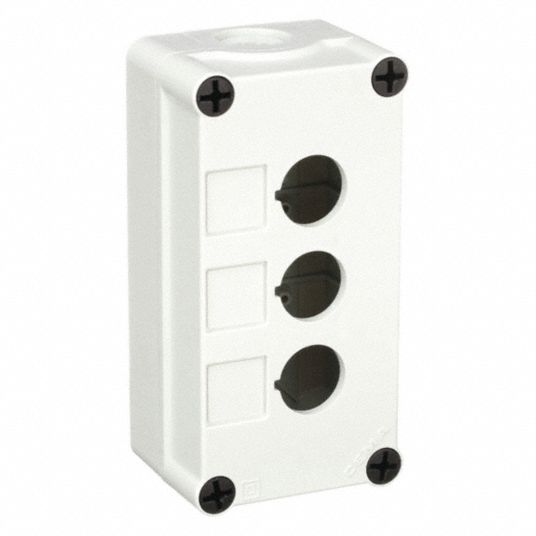 ABB, 22mm, 3 Holes, Push Button Enclosure - 6AML4|MEP3-0 - Grainger
