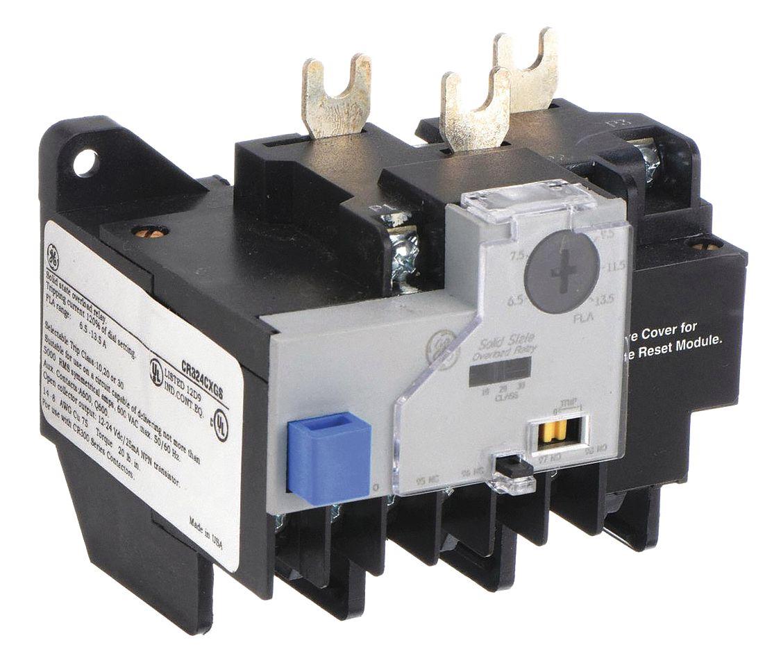 GE, Electronic Protection, 3 Poles, NEMA Overload Relay - 6ANH7 ...