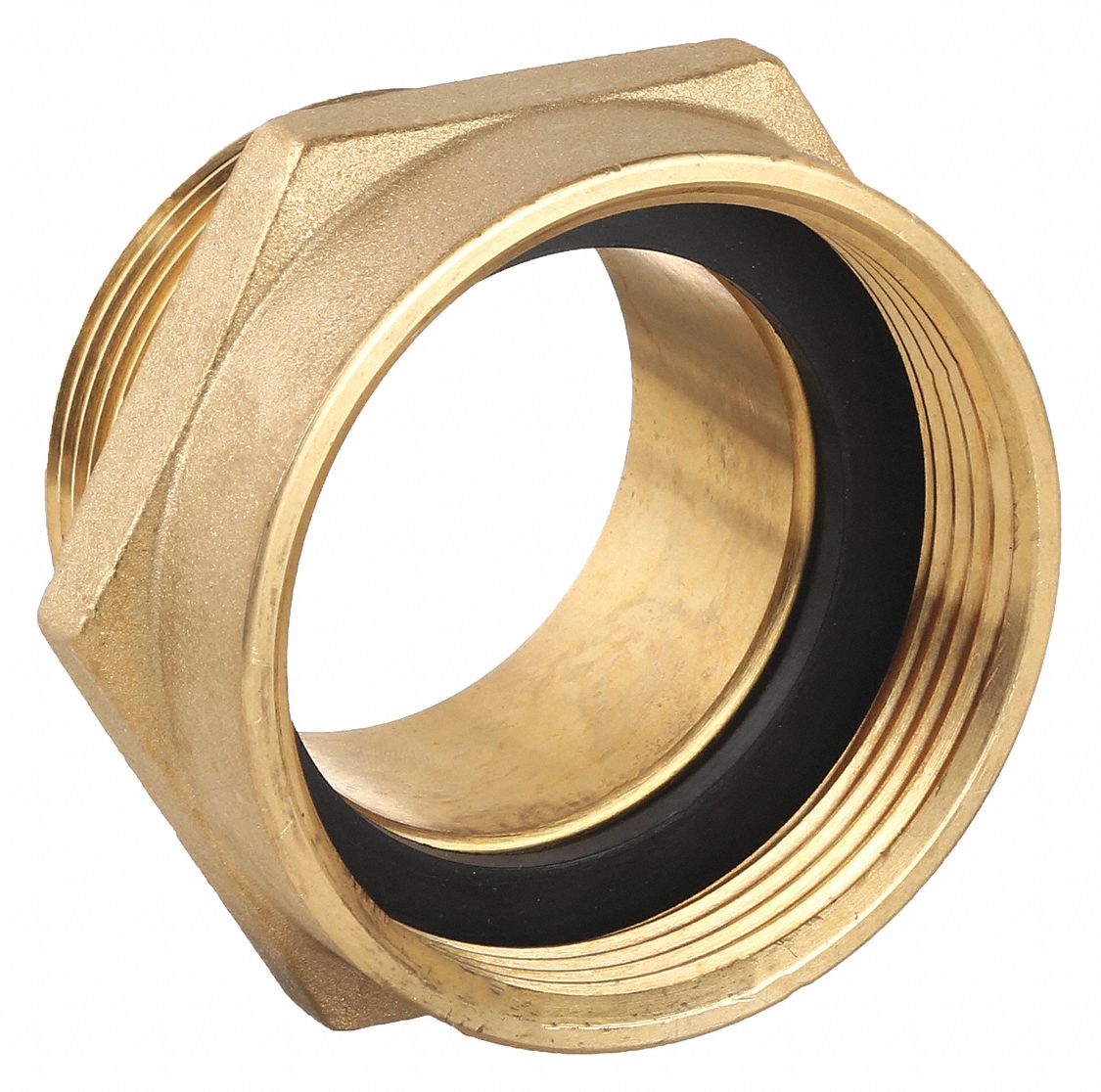 MOON AMERICAN, 2 1/2 in Compatible Pipe Size, NH X NPT, Fire Hose ...