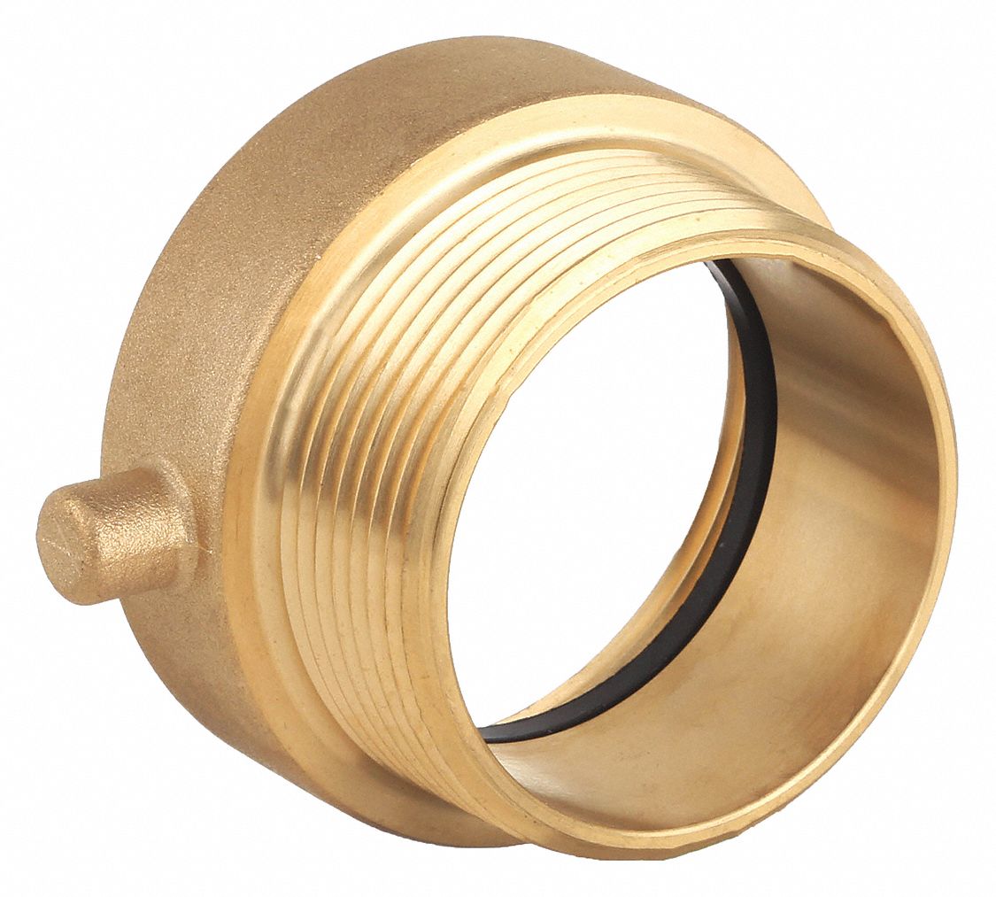 MOON AMERICAN, 2 1/2 in Compatible Pipe Size, NH X NPT, Fire Hose ...