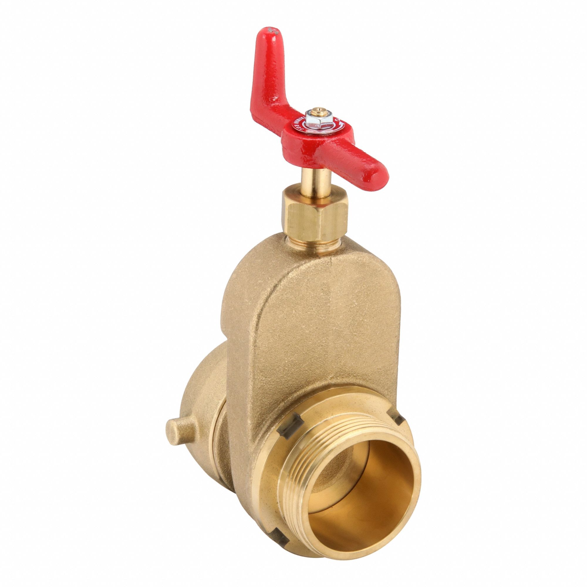 MOON AMERICAN, Brass, 2 1/2 in Pipe Size, Hose Gate Valve - 6APD7|734 ...