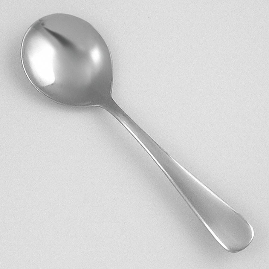 WALCO, Windsor Supreme, 18/0, Bouillon Spoon - 6ARL9|WL5012 - Grainger