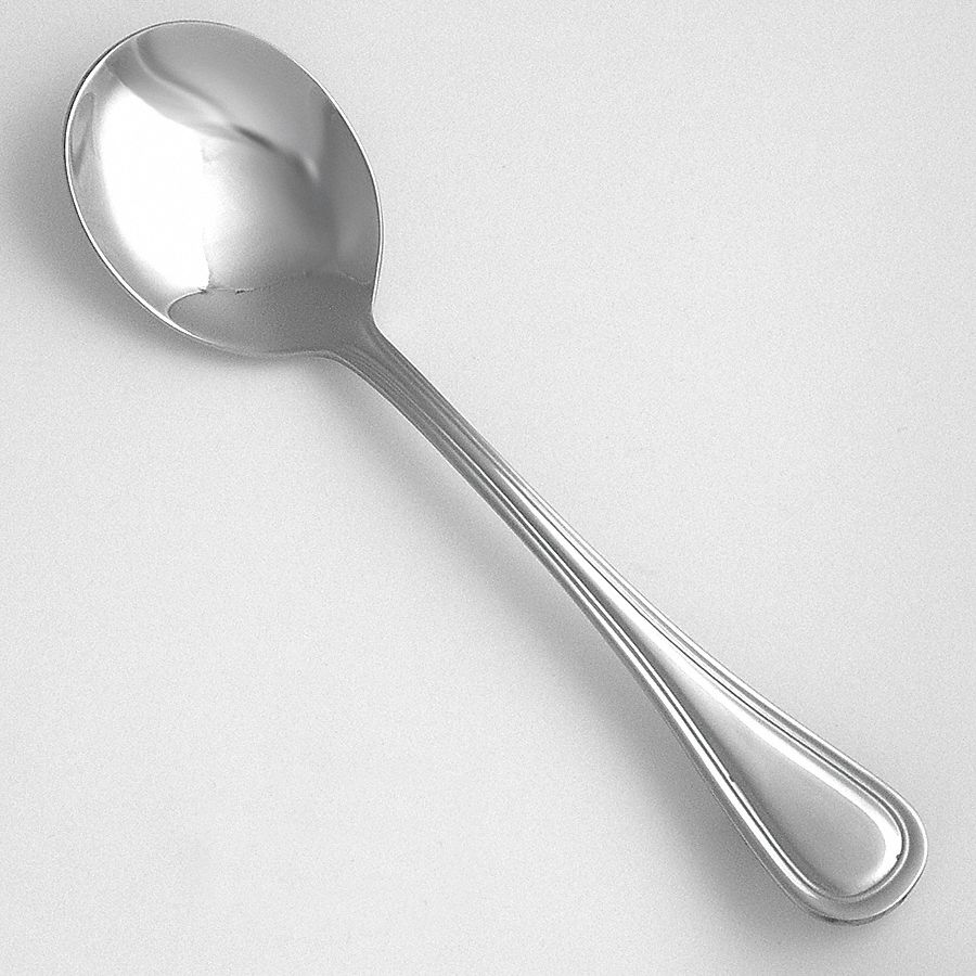 WALCO, Lisbon, 18/0, Bouillon Spoon - 6ART9|WL3512 - Grainger