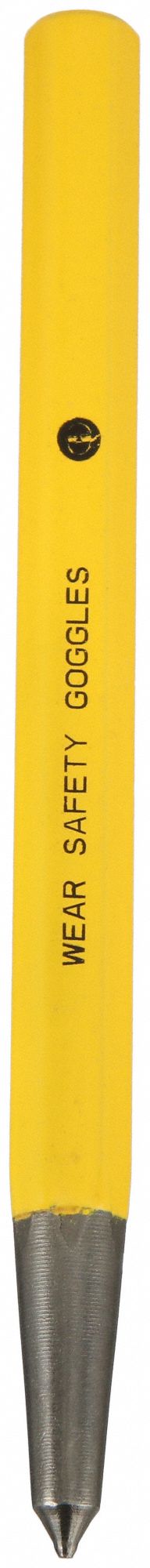 3/8 in Tip Size, Hexagon, Prick Punch - 6AUE4|16-236 - Grainger