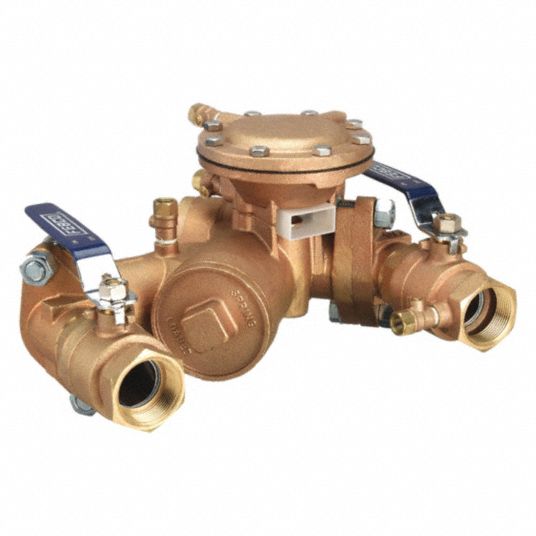 FEBCO 825YA, 1 1/2 in, Reduced Pressure Zone Backflow Preventer - 6AUX3 ...