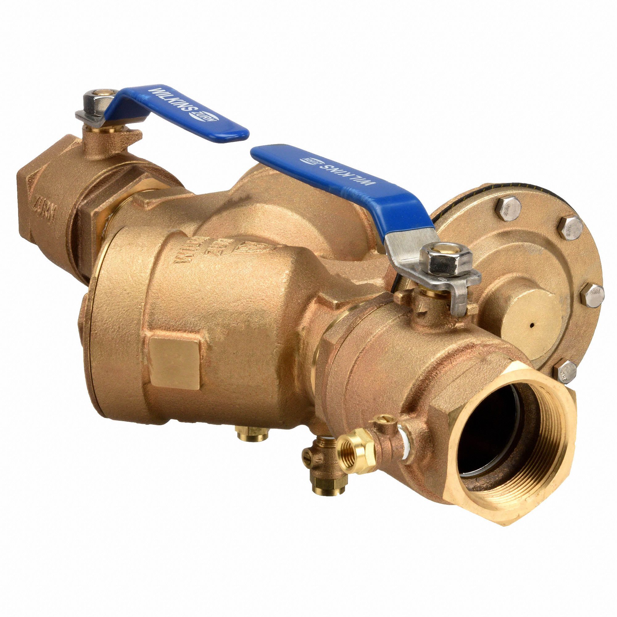 ZURN WILKINS Reduced Pressure Zone Backflow Preventer: Wilkins 975XL, 2 ...