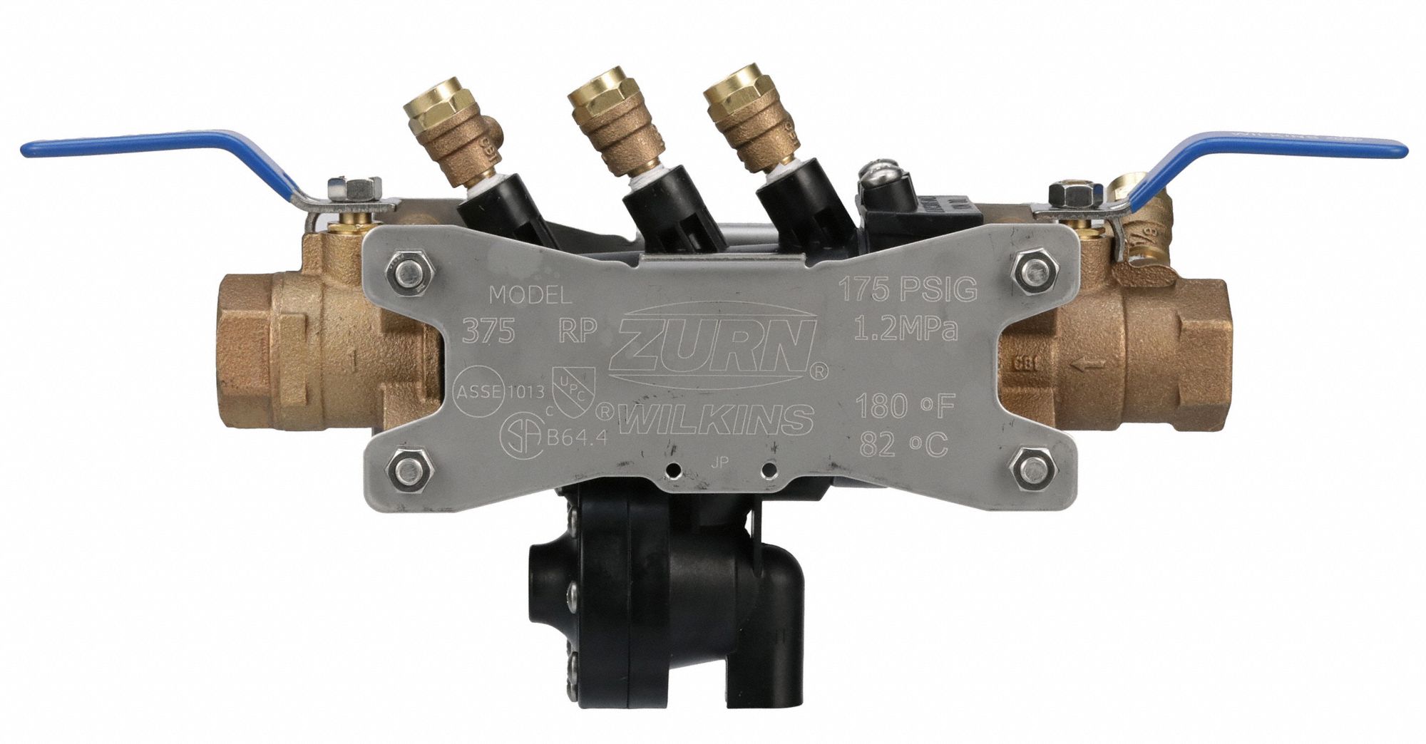 ZURN WILKINS Reduced Pressure Zone Backflow Preventer, Bronze Valve ...