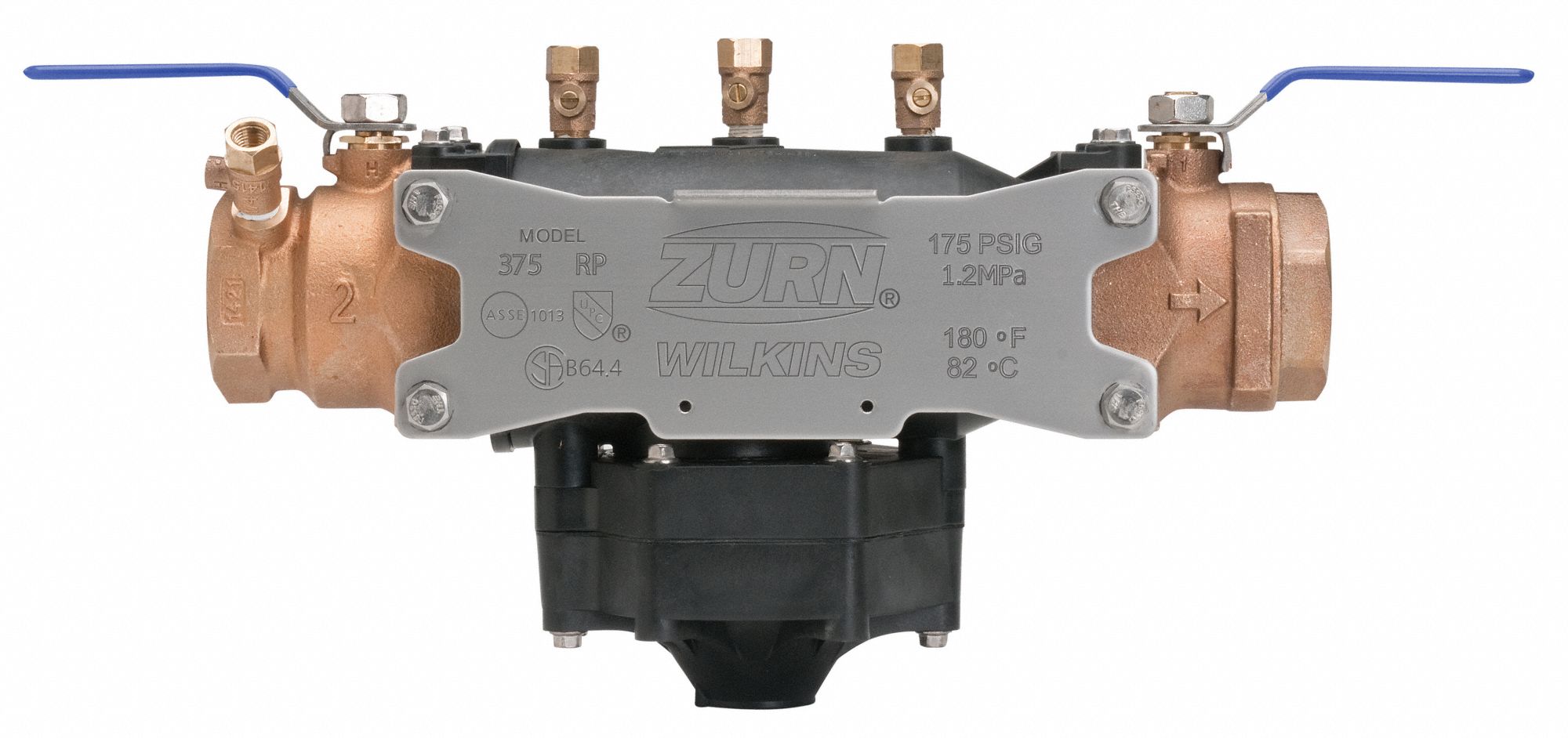 ZURN WILKINS Reduced Pressure Zone Backflow Preventer: Wilkins 375, 1 1 ...