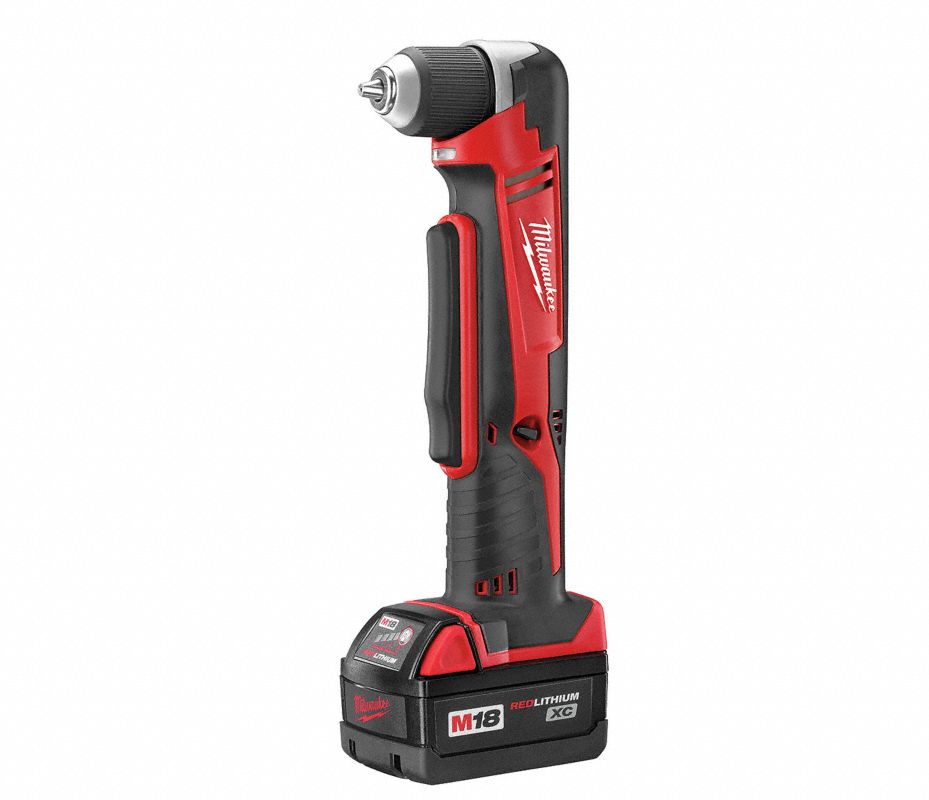MILWAUKEE Taladro Ángulo Recto con Voltaje de 18.0, 0 a 1500 RPM ...