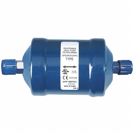 Steel, 5.3 in Lg, Liquid Line Filter Dryer - 6AXA9|6AXA9 - Grainger