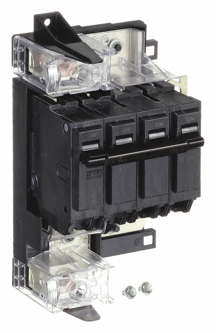 GE, For GE Panelboards, 8.75 in Wd, Miniature Circuit Breaker - 6AXV0 ...