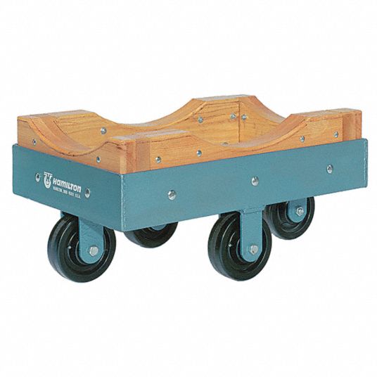 HAMILTON, 4,000 lb Load Capacity, No Handle, Heavy-Duty Cradle Dolly ...