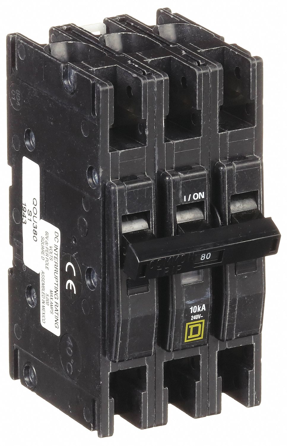SQUARE D, 40 A, 120/240V AC, Miniature Circuit Breaker, 51% OFF