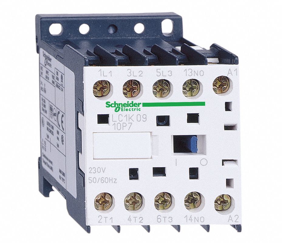 SCHNEIDER ELECTRIC Contactor Miniatura 110VCA, Polos: 3, Amperaje de ...